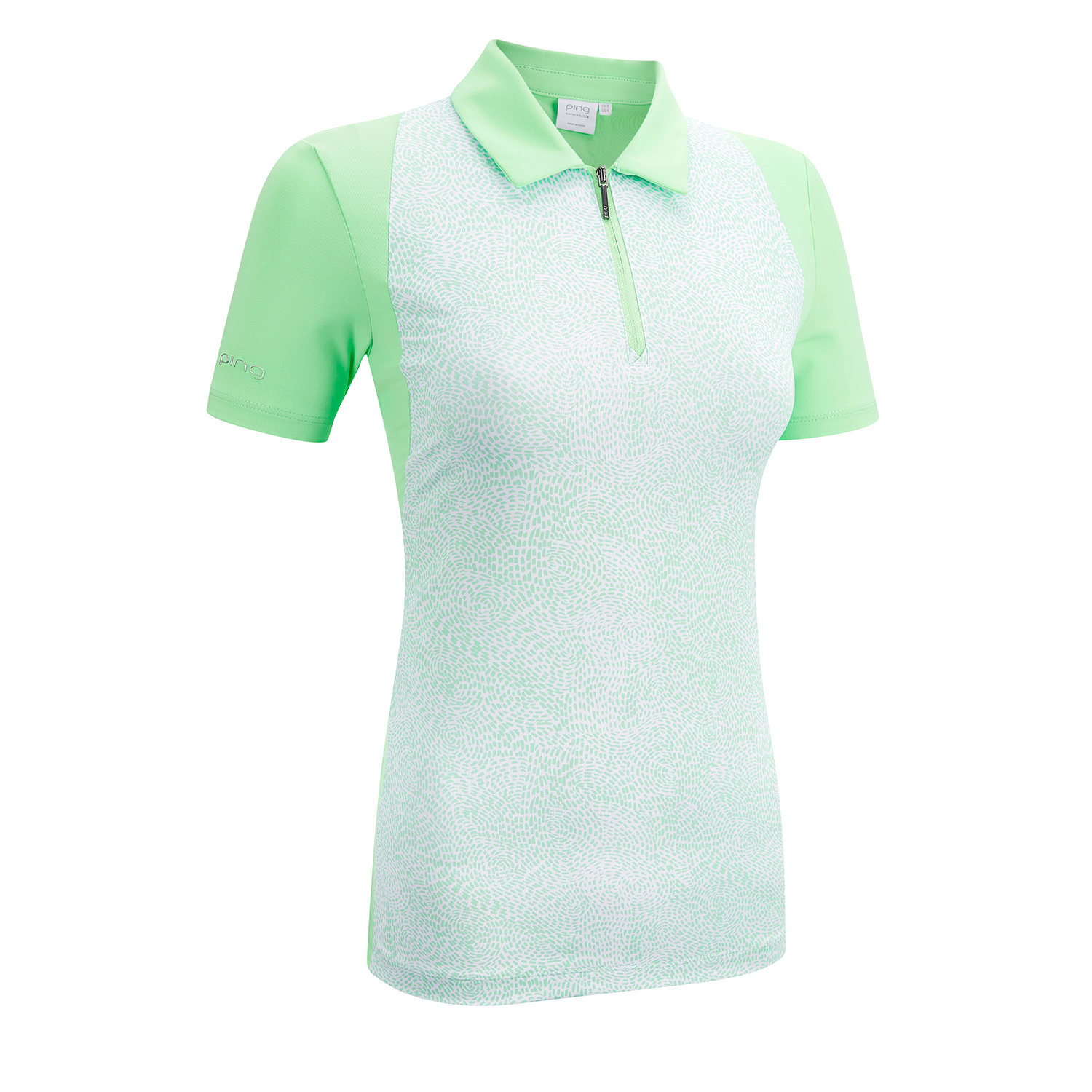 PING Short Sleeve 1/4 Zip Polo with Sensorcool | Clearance from Miss ...